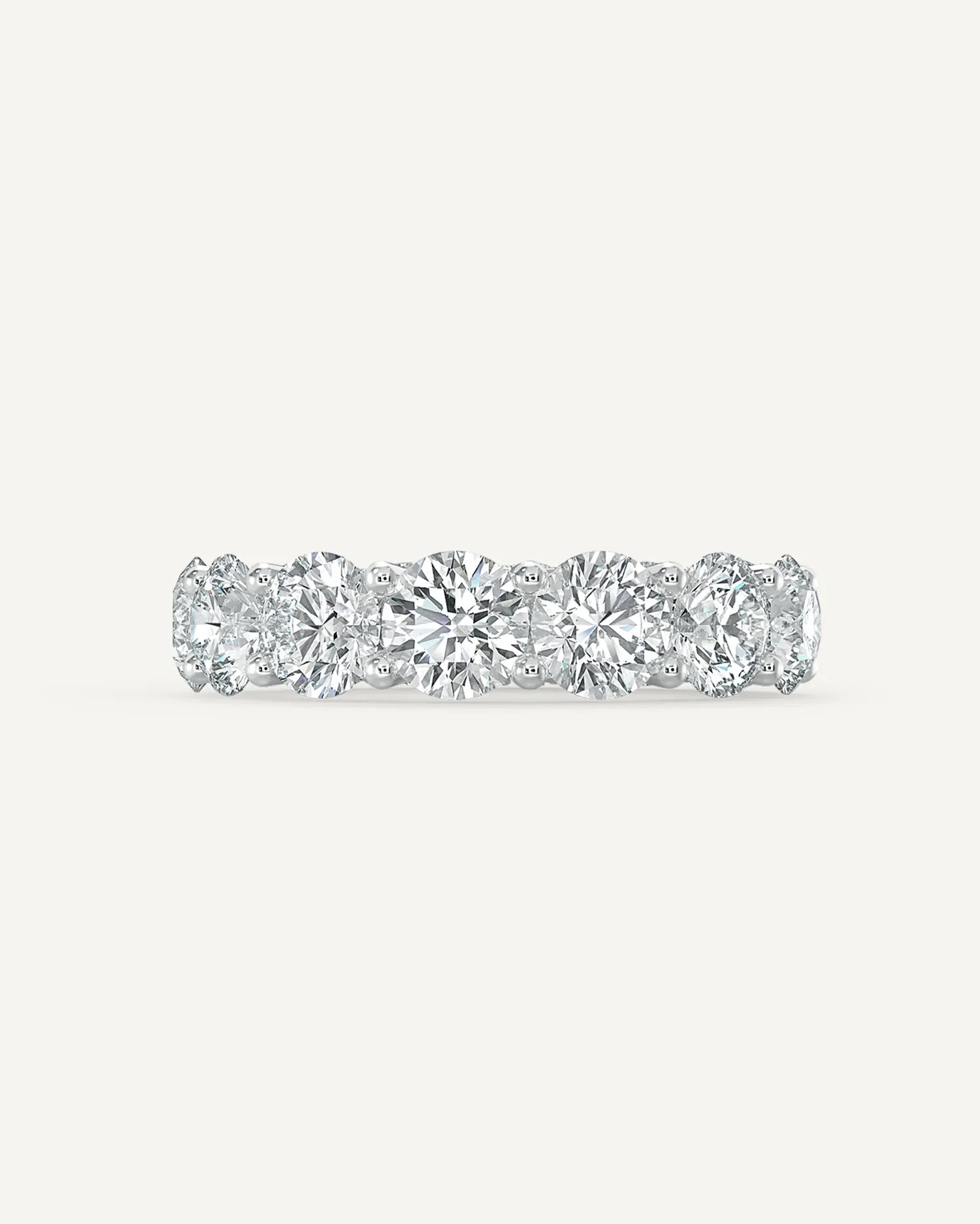 6.60CT F/VS2 Round Lab-Created Eternity Band – Luxsso