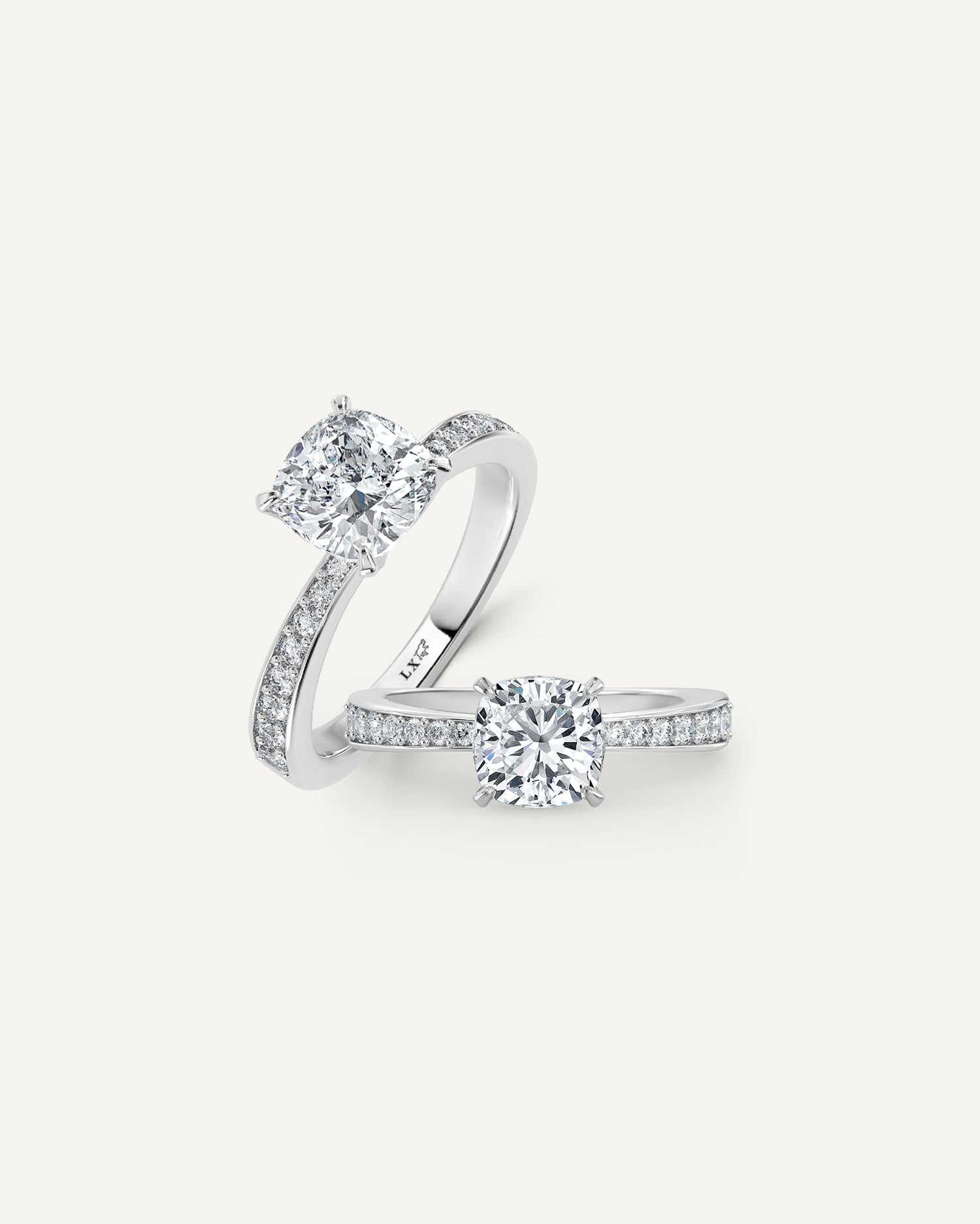 1.28CT Cushion D/VS2 IGI Certified Lab-Created Surreal Ring – Luxsso