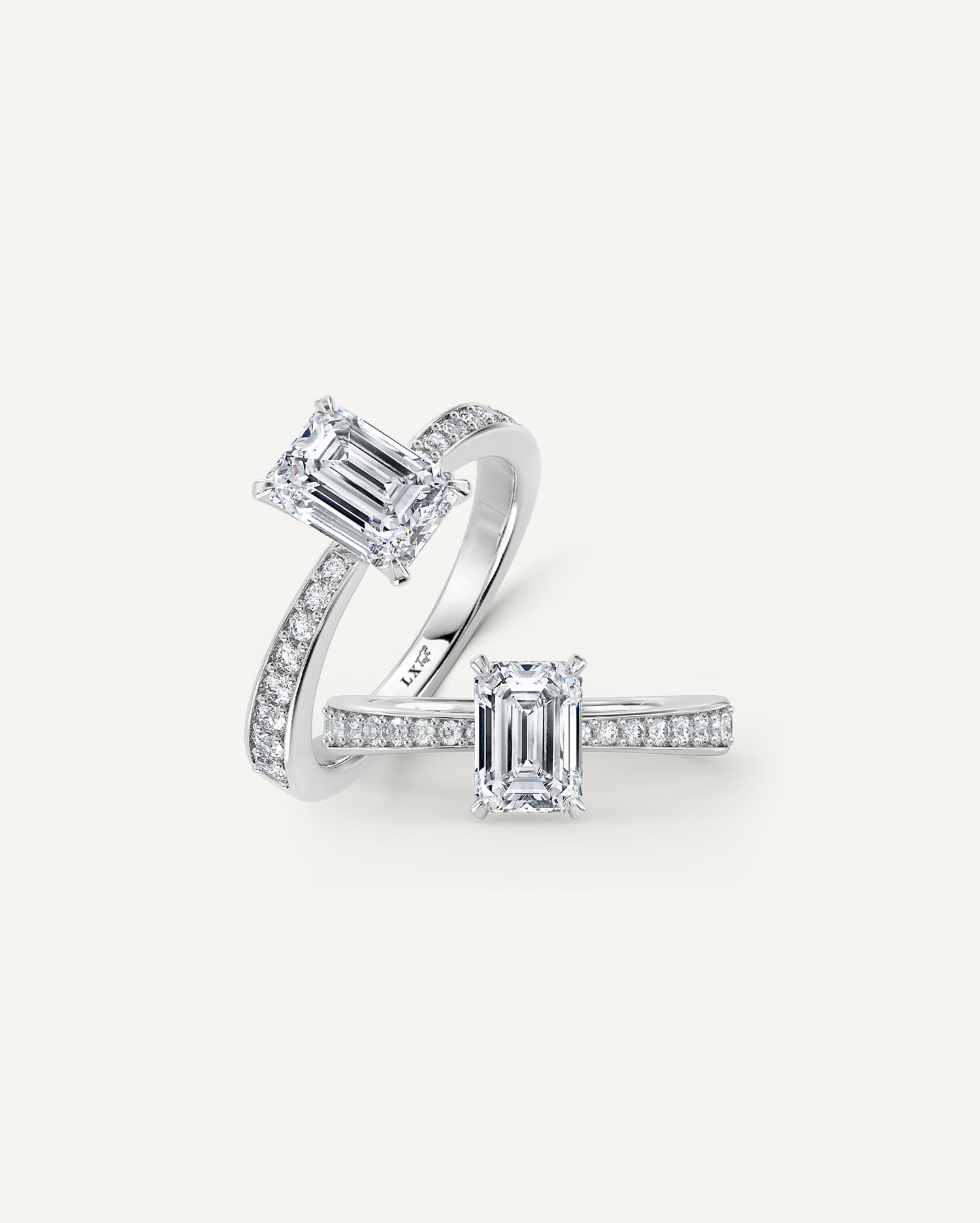 1.28CT Emerald D/VS2 IGI Certified Lab-Created Surreal Ring – Luxsso